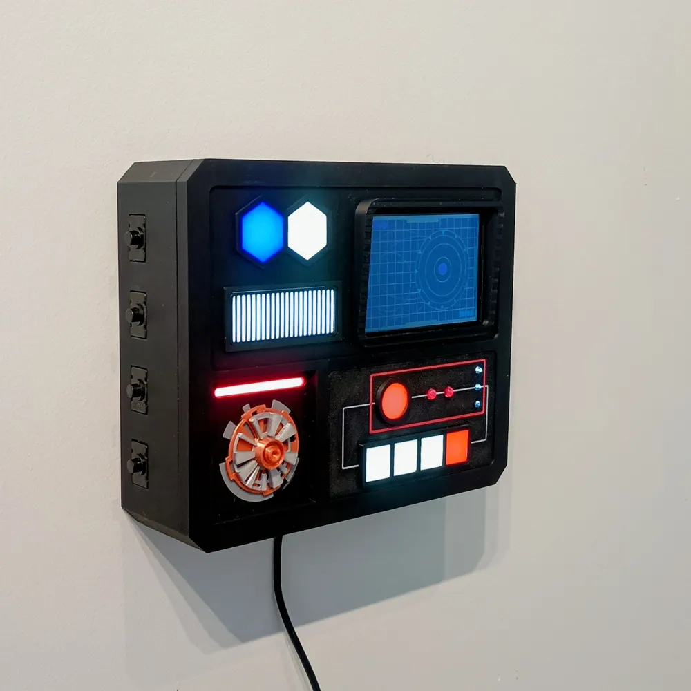 Star Wars Galactic Empire Inspired Control Panel - Free 3D Print Model ...