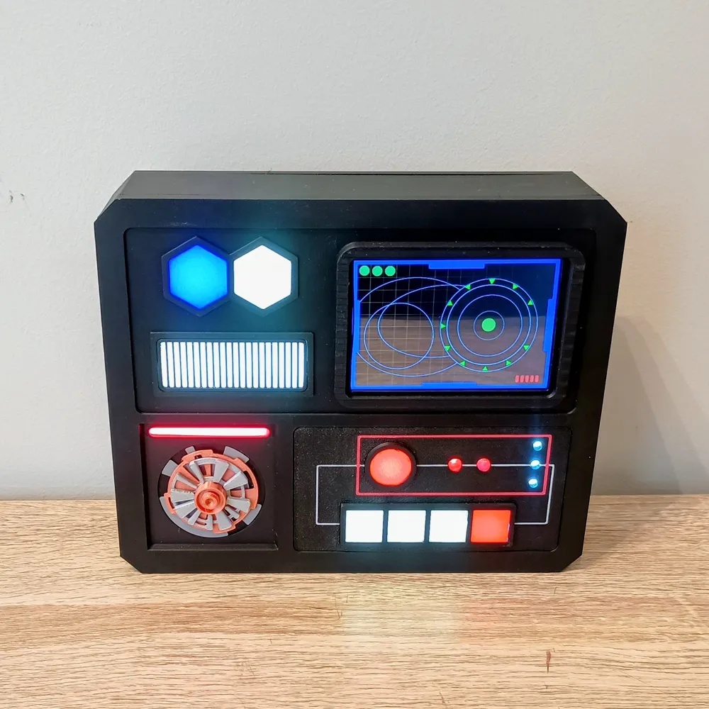 Star Wars Galactic Empire Inspired Control Panel - Free 3D Print Model ...