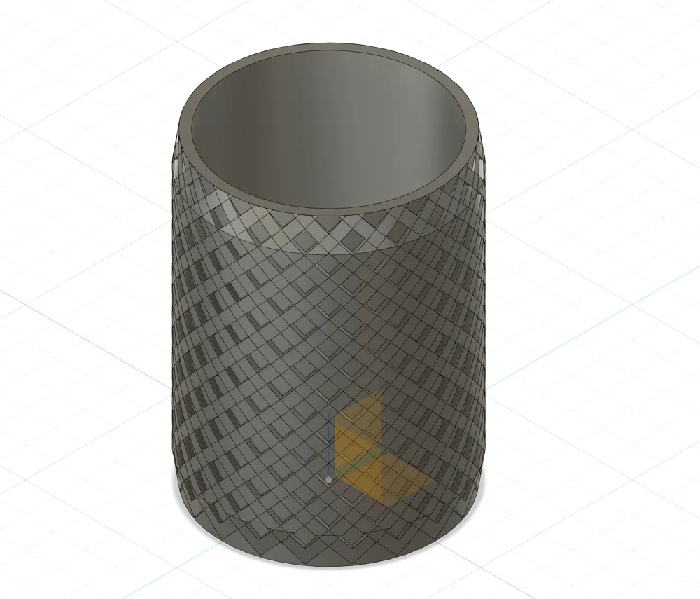 Textured Pen Holder by Zedzonze - MakerWorld
