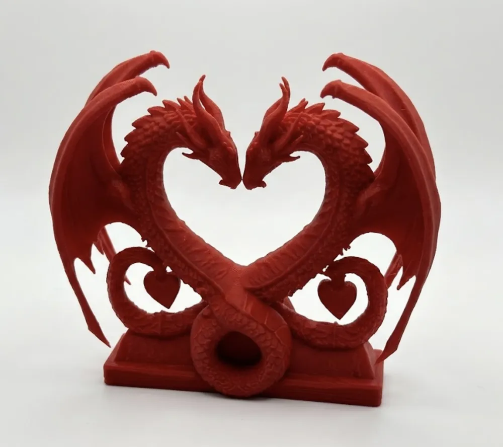 Dragon Heart - Valentine's Day / Fantasy Decor - Free 3D Print Model ...