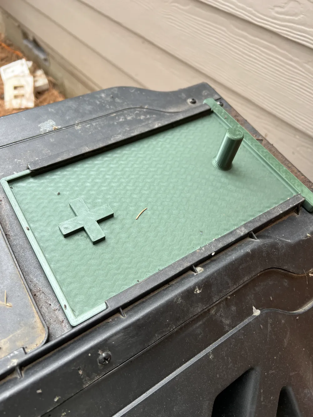 Compost Tumbler Lid by ilostmycarkeys - MakerWorld