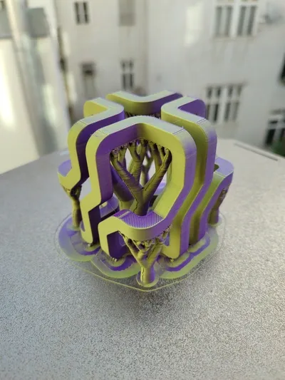 Mobius Cube (remix) Remixed by v.denegin - MakerWorld