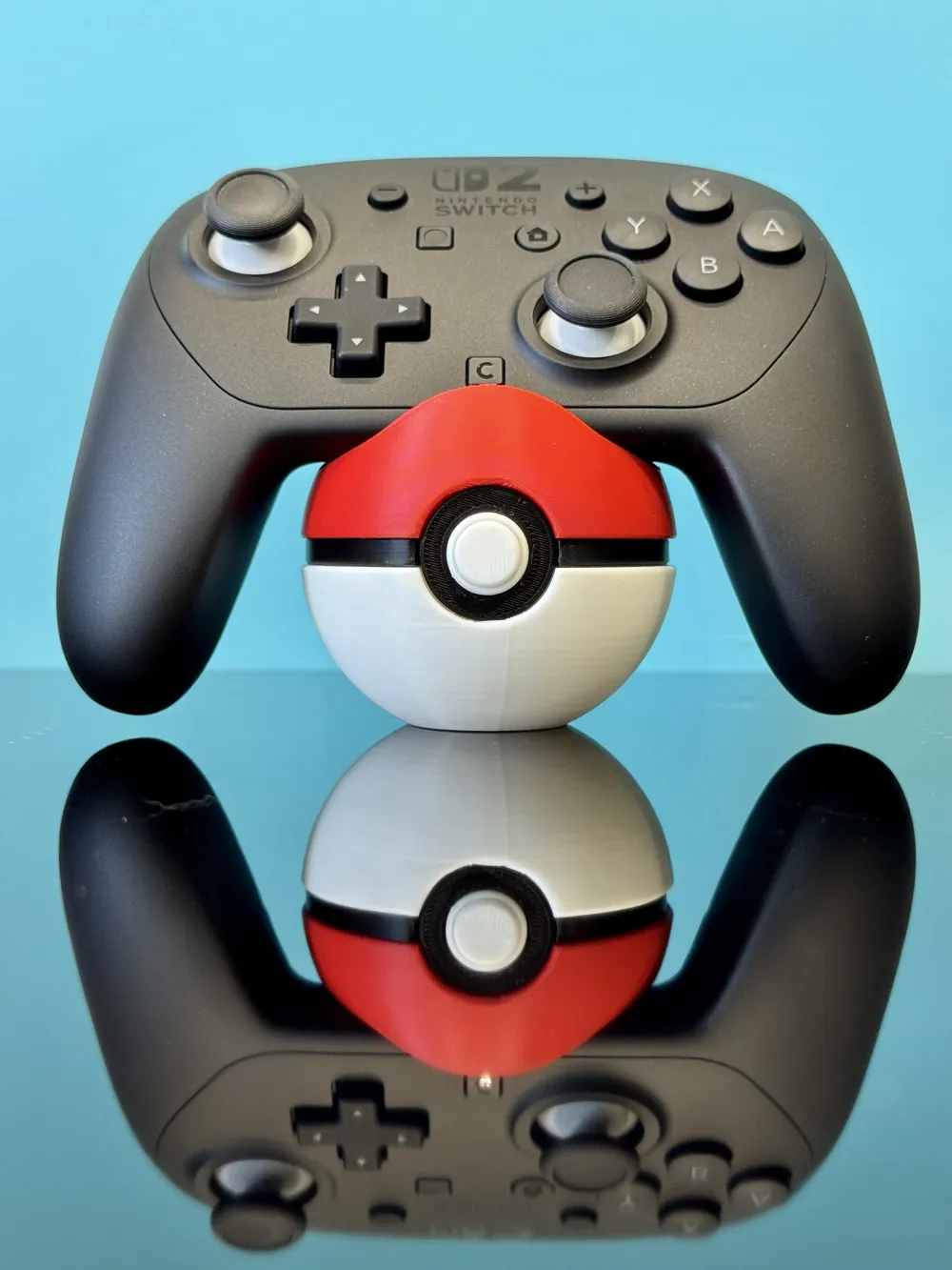 Nintendo Switch 2 Poke Ball Pro Controller stand - Free 3D Print Model ...