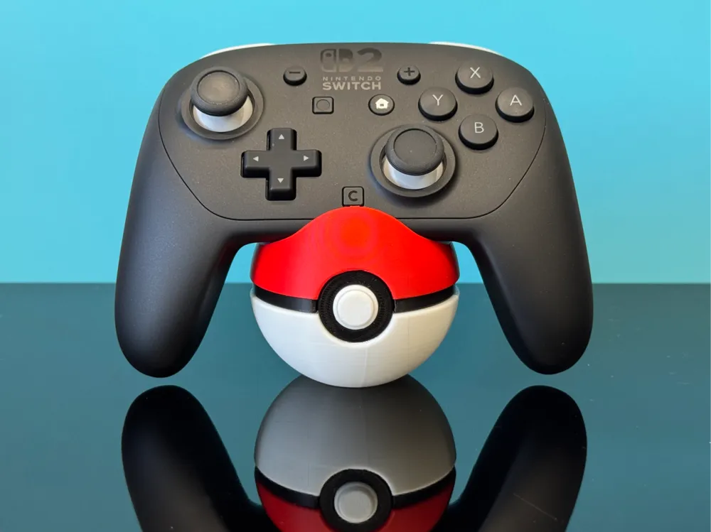 Nintendo Switch 2 Poke Ball Pro Controller stand Remixed by Dave W ...