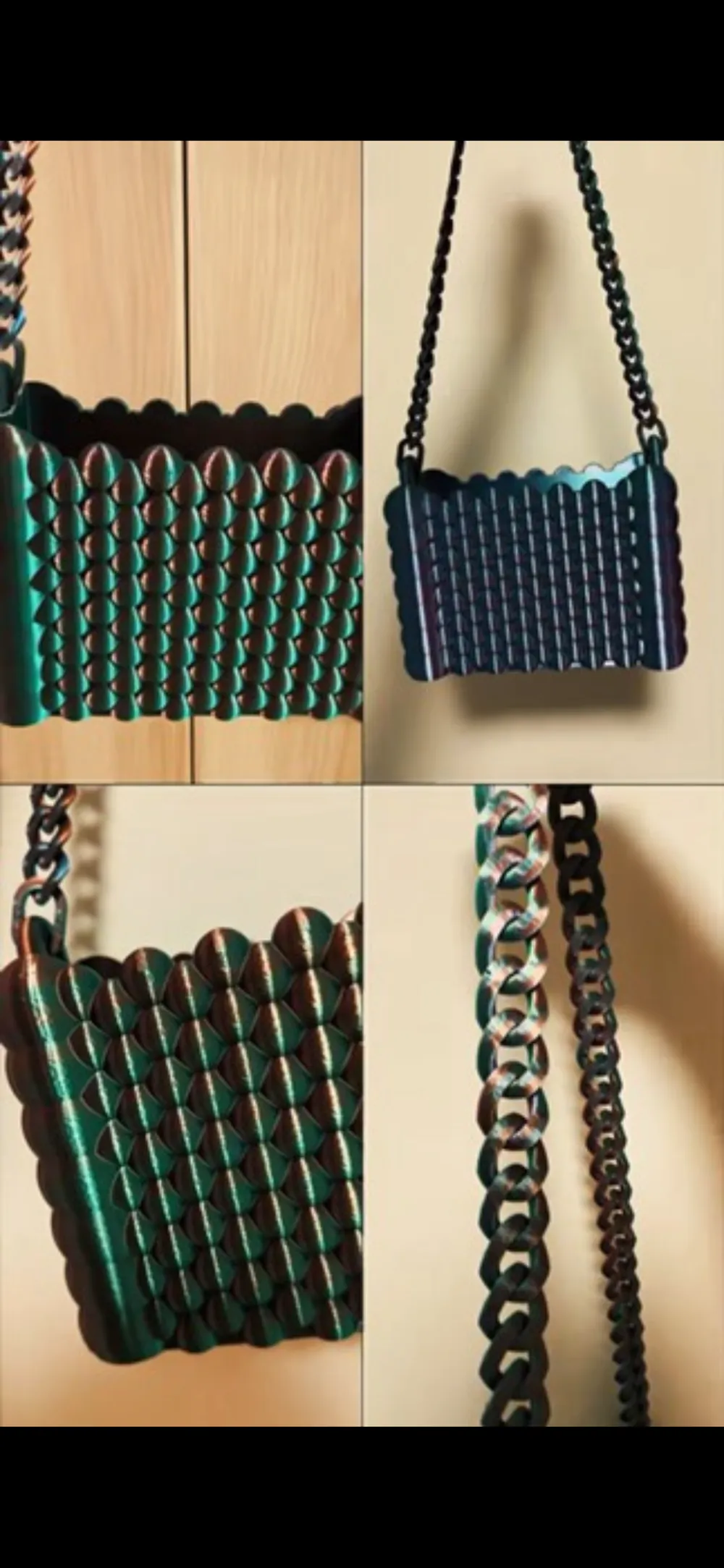 Blob Bag - Ladies Handbag, Party Bag, Bag w/ Strap - Free 3D Print ...
