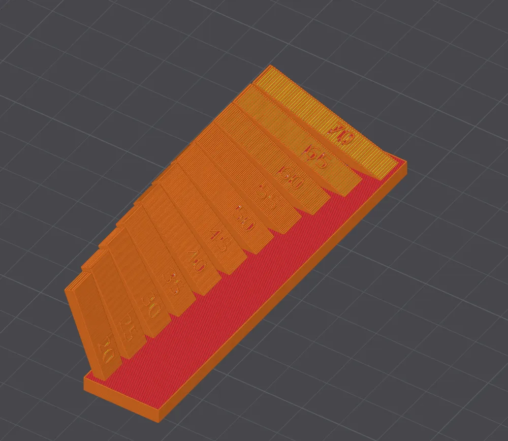 Overhang Test 20-70deg by MicaHusky MakerWorld: Download Free 3D Models