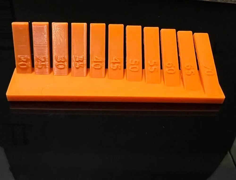 Overhang Test 20-70deg by MicaHusky - MakerWorld