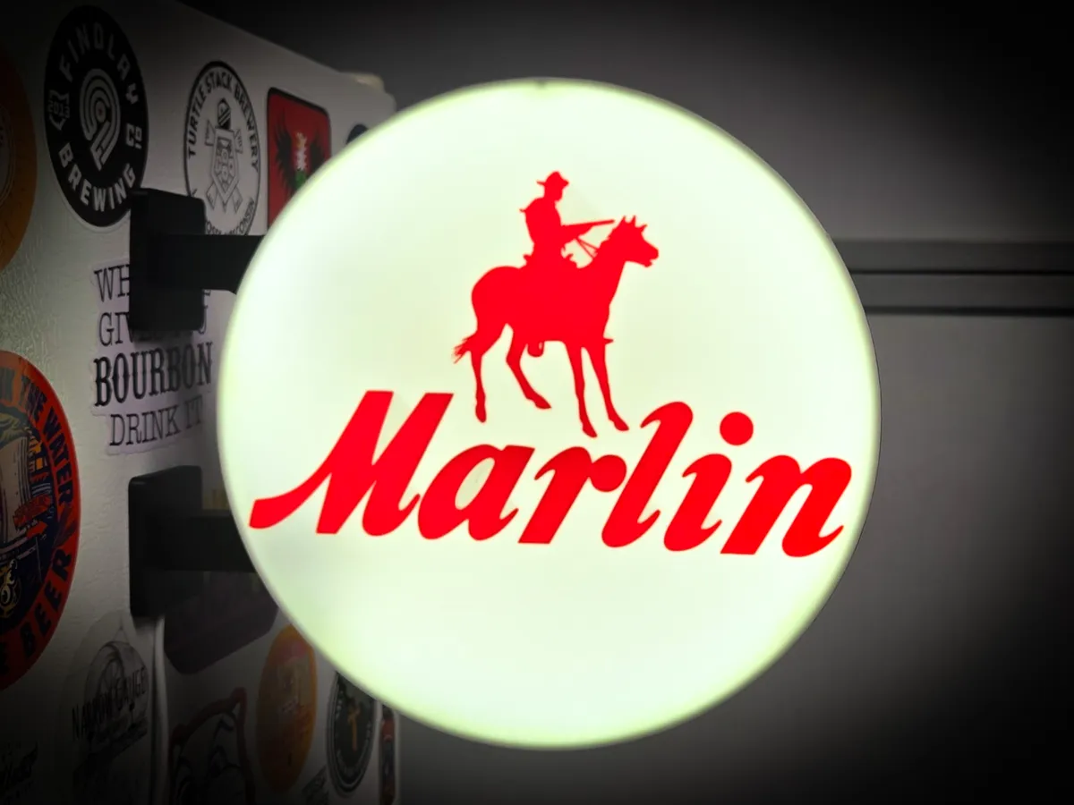 MARLIN Firearms ~ Round Lightbox - Free 3D Print Model - MakerWorld