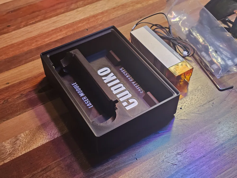 Genmitsu Cubiko Laser Module Gridfinity Bin - Free 3D Print Model ...