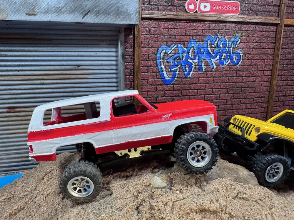 Chevy K5 Blazer for Jiabaile 3601 Crawler w/Mounts - Free 3D Print ...