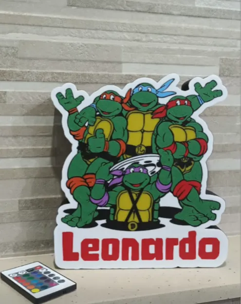 Teenage Mutant Ninja Turtles "TMNT" led box by FD 3d Print - MakerWorld