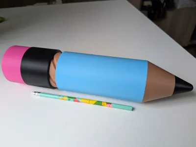 cool 3d printed pencil case - MakerWorld