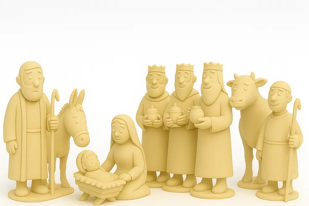 Nativity Scene by DieMolizq MakerWorld: Download Free 3D Models