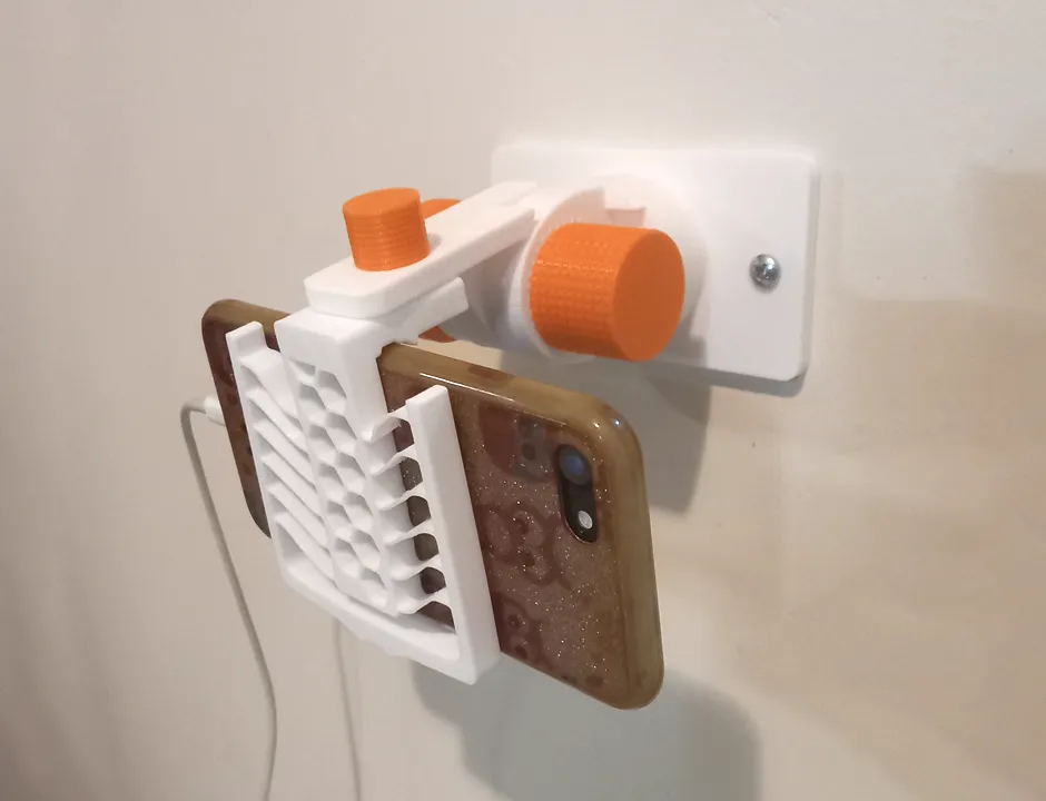 WALL MOUNT PHONE HOLDER FOR SECURITY CAMERA Remixed by MauricioDUARTE ...