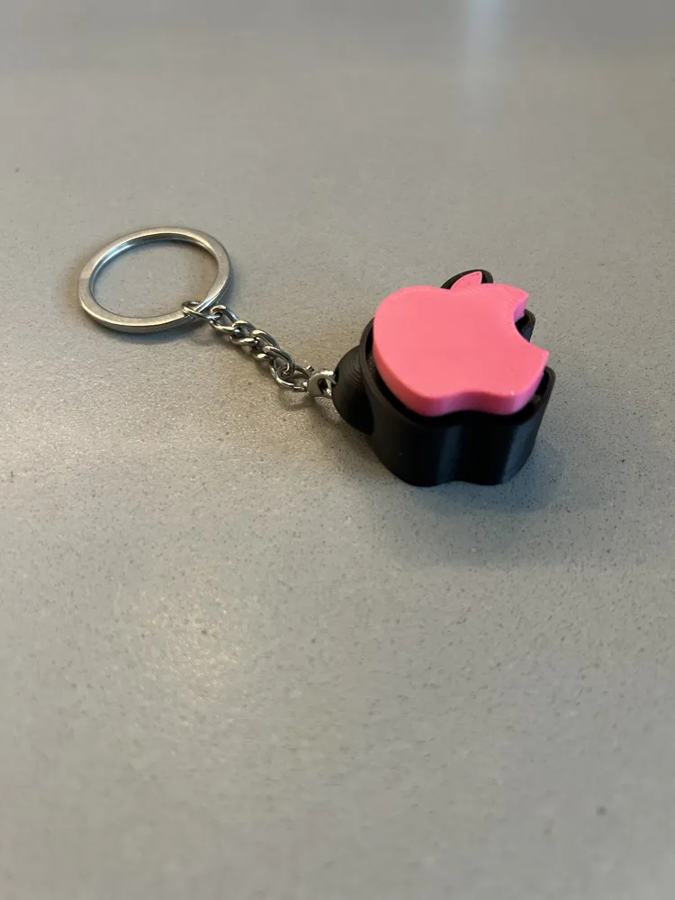Apple-Style Keychain Fidget - Mechanical Switch - Free 3D Print Model ...