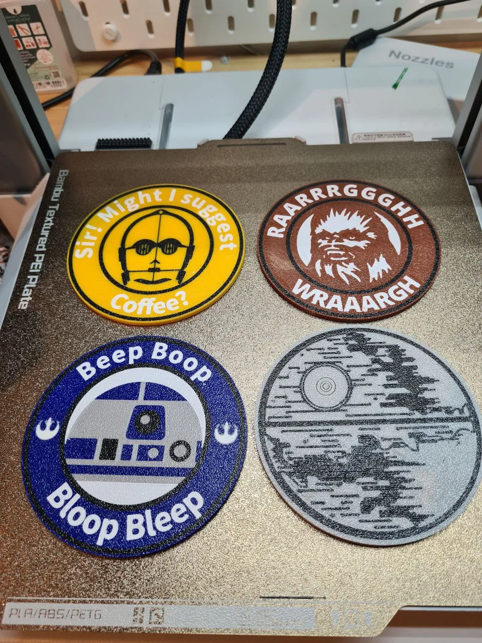 Star Wars Coasters by zenzmatz - MakerWorld