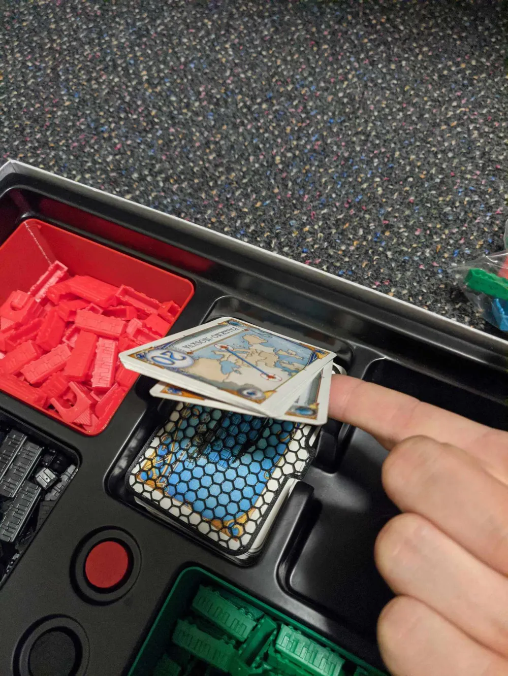 Ticket to Ride Europe: Trays, Ticket holders by vajojajo - MakerWorld