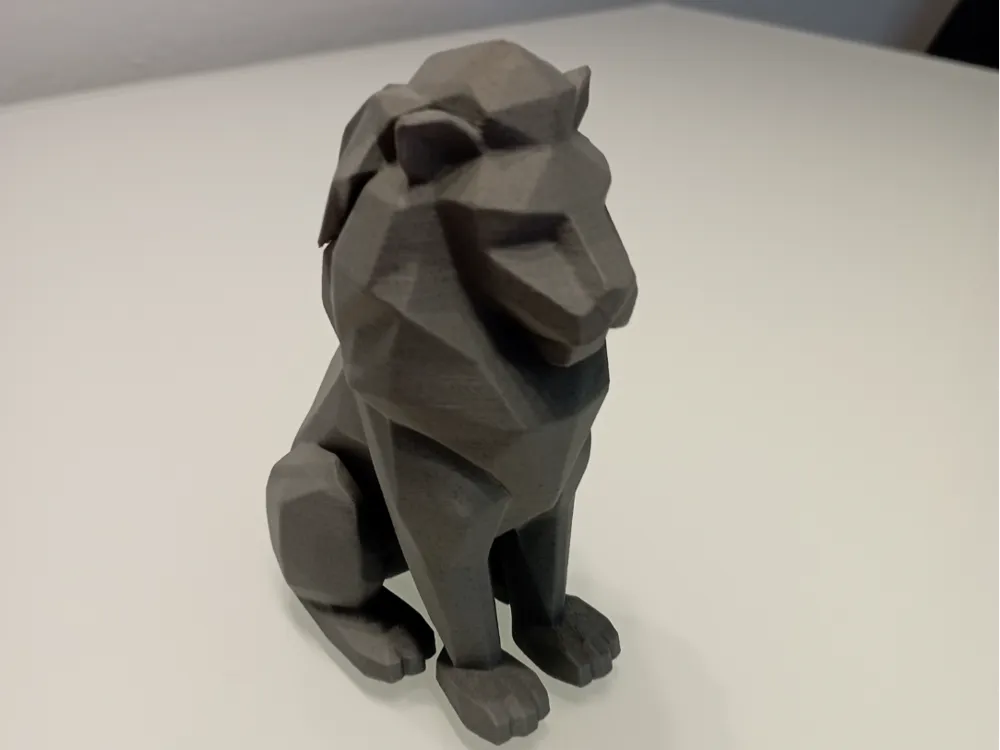 Poly Lion - Free 3D Print Model - MakerWorld
