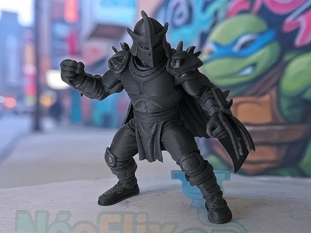 Shredder Tortues Ninja figurine - Free 3D Print Model - MakerWorld