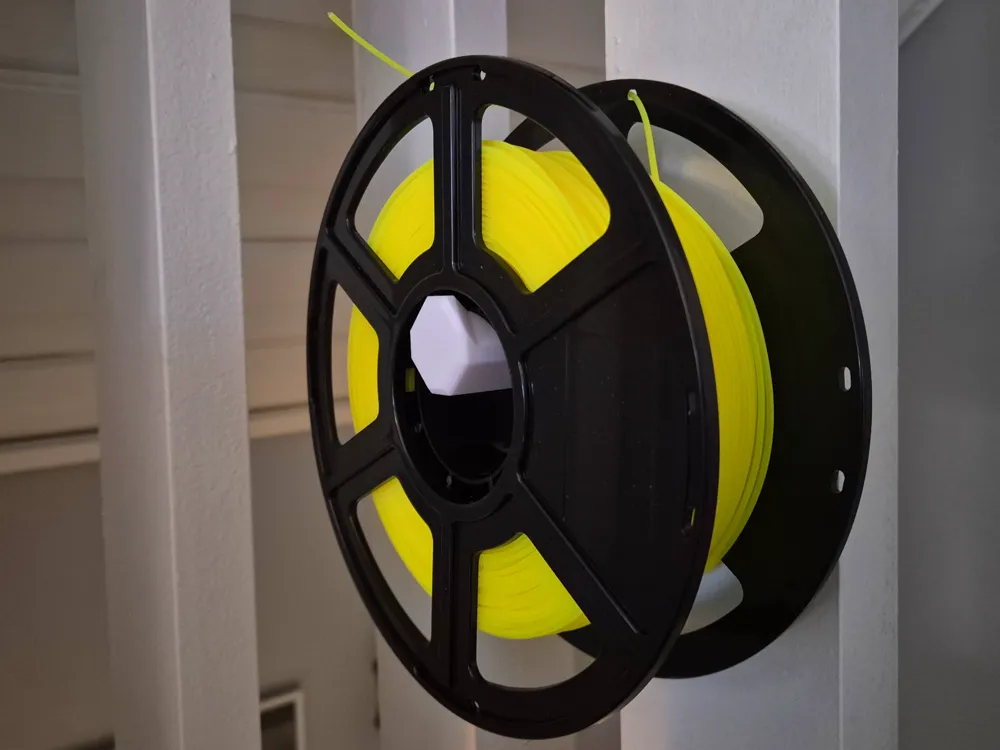 3D-printable Wall-Mount Filament Holder! by Minister3D - MakerWorld
