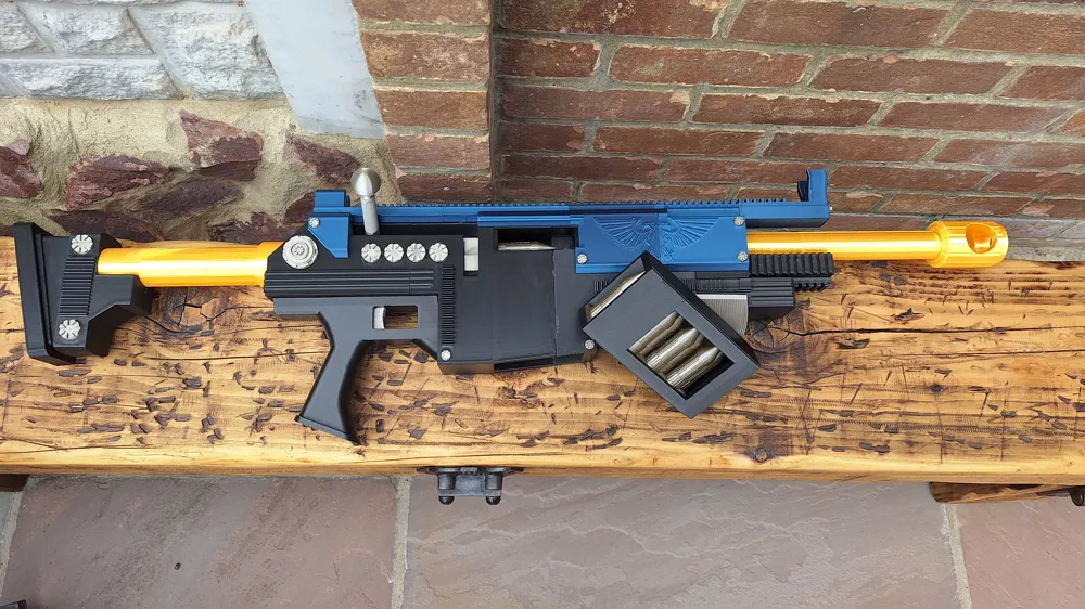 Battlemace 40M Bolt Action Bolter Human Size Prop by ISEEGHOSTS ...