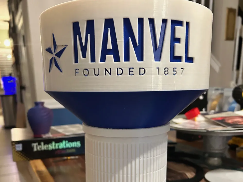 Manvel Water Tower by Abell451 - MakerWorld