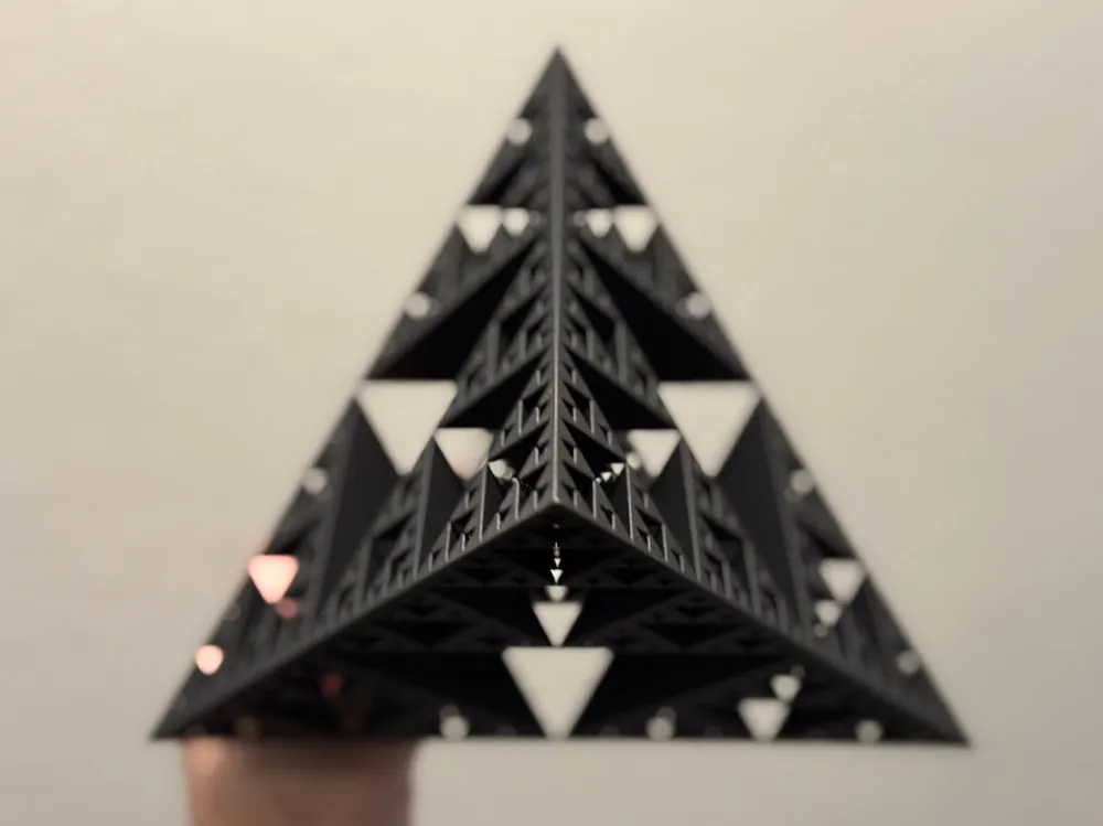 Sierpiński Triangular Bipyramid Fractal - Level 5 - Free 3D Print Model ...