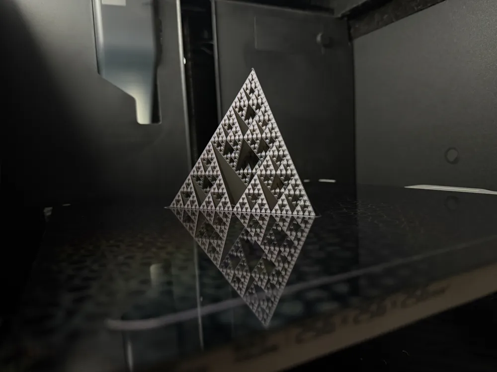 Sierpiński Triangular Bipyramid Fractal - Level 5 - Free 3D Print Model ...