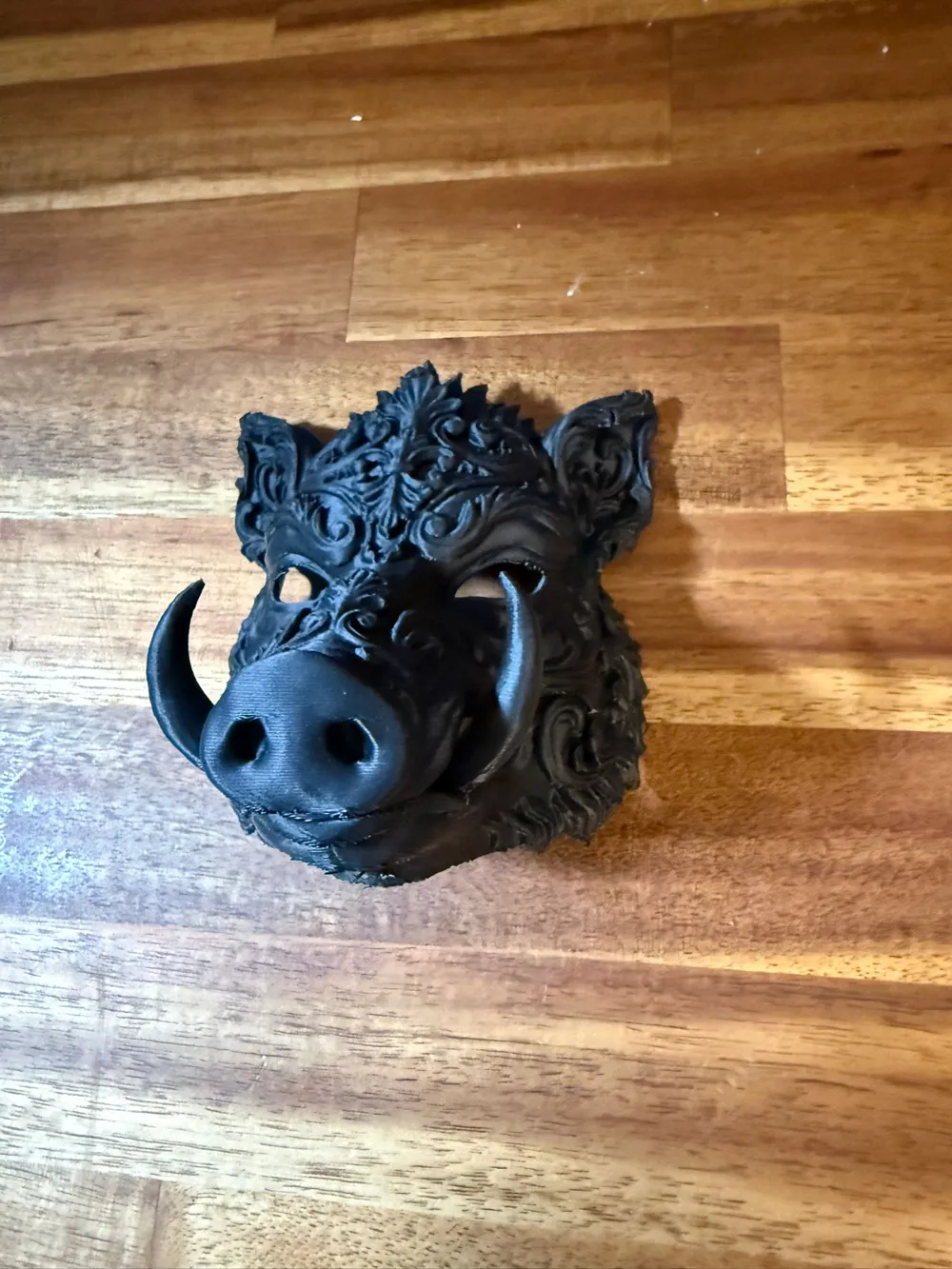 Baroque Wild Boar Masquerade Mask - Free 3D Print Model - MakerWorld