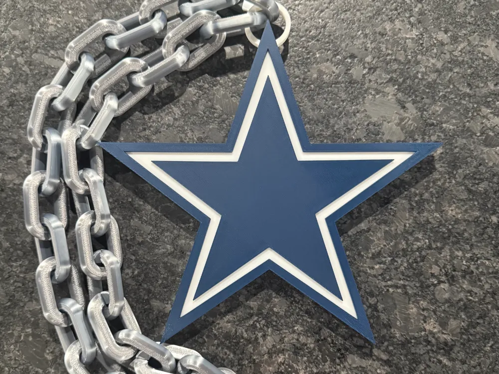 Dallas Cowboys Turnover Chain - Free 3D Print Model - MakerWorld