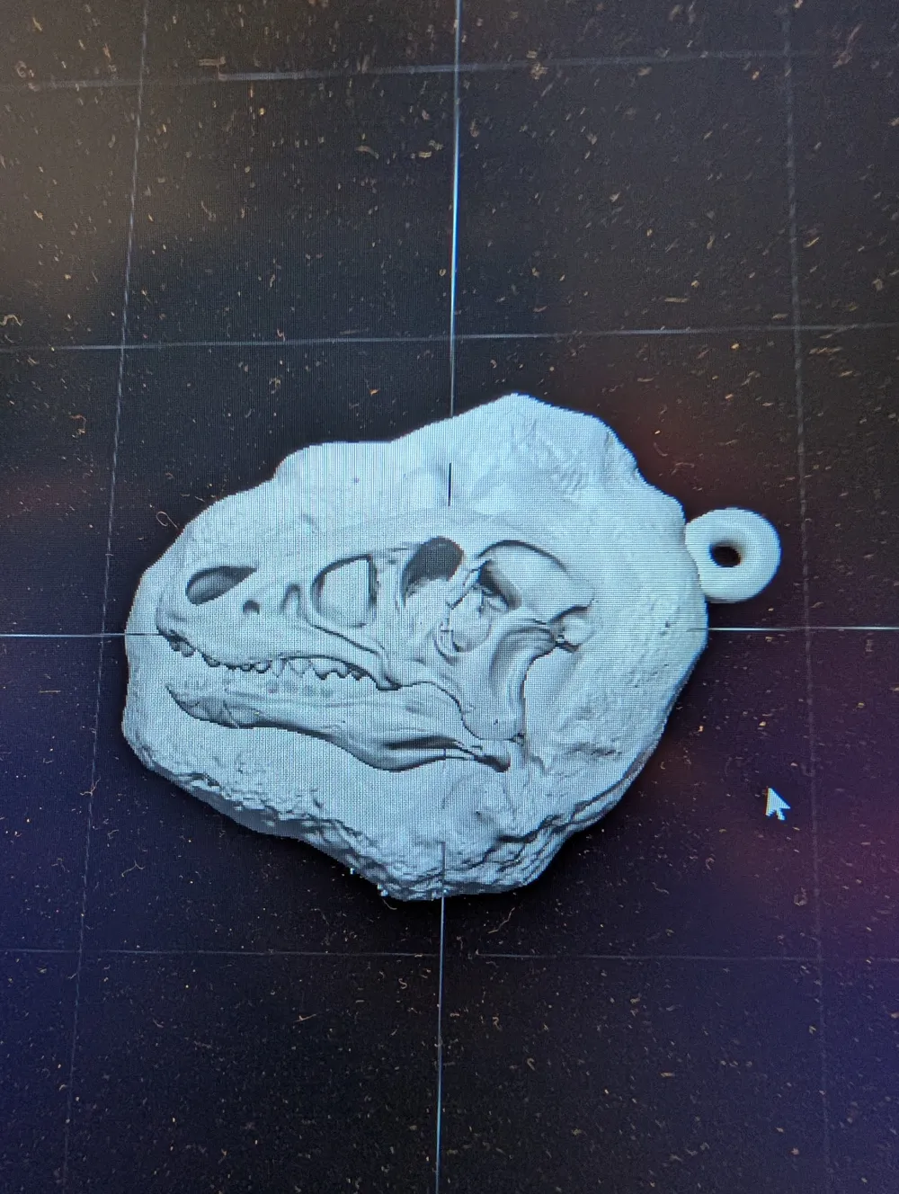 Dinosaur Skull Keychain by Pikselowe Formy 3D MakerWorld: Download Free ...