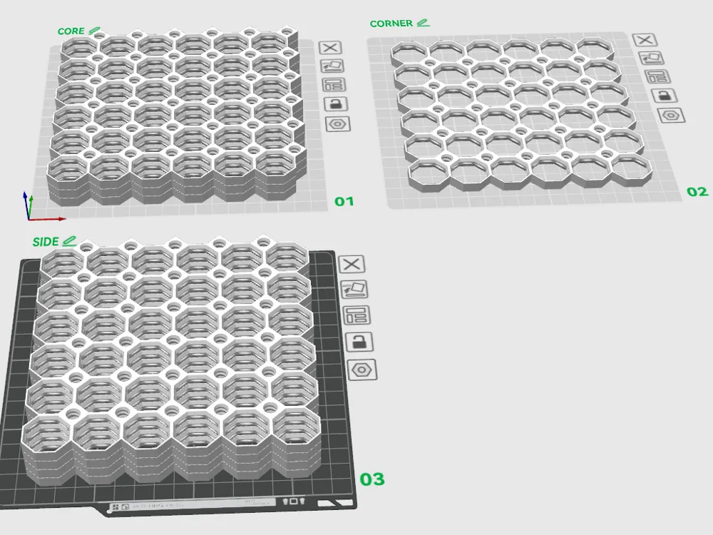 Multiboard 6x6 Series Tiles Stacks Remixed by Luigi G - MakerWorld