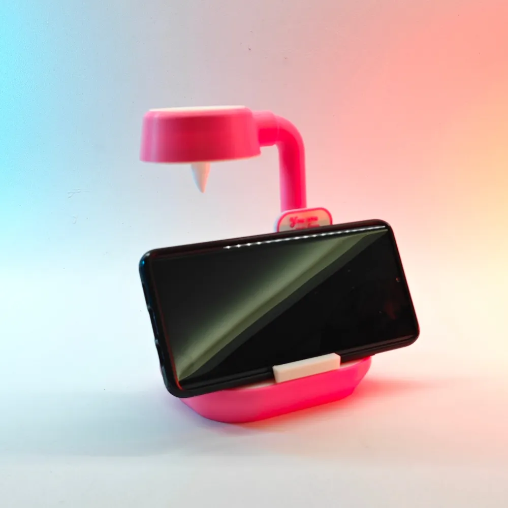 Cute Rabbit Desk Organizer - Lamp - Phone Stand - Free 3D Print Model ...