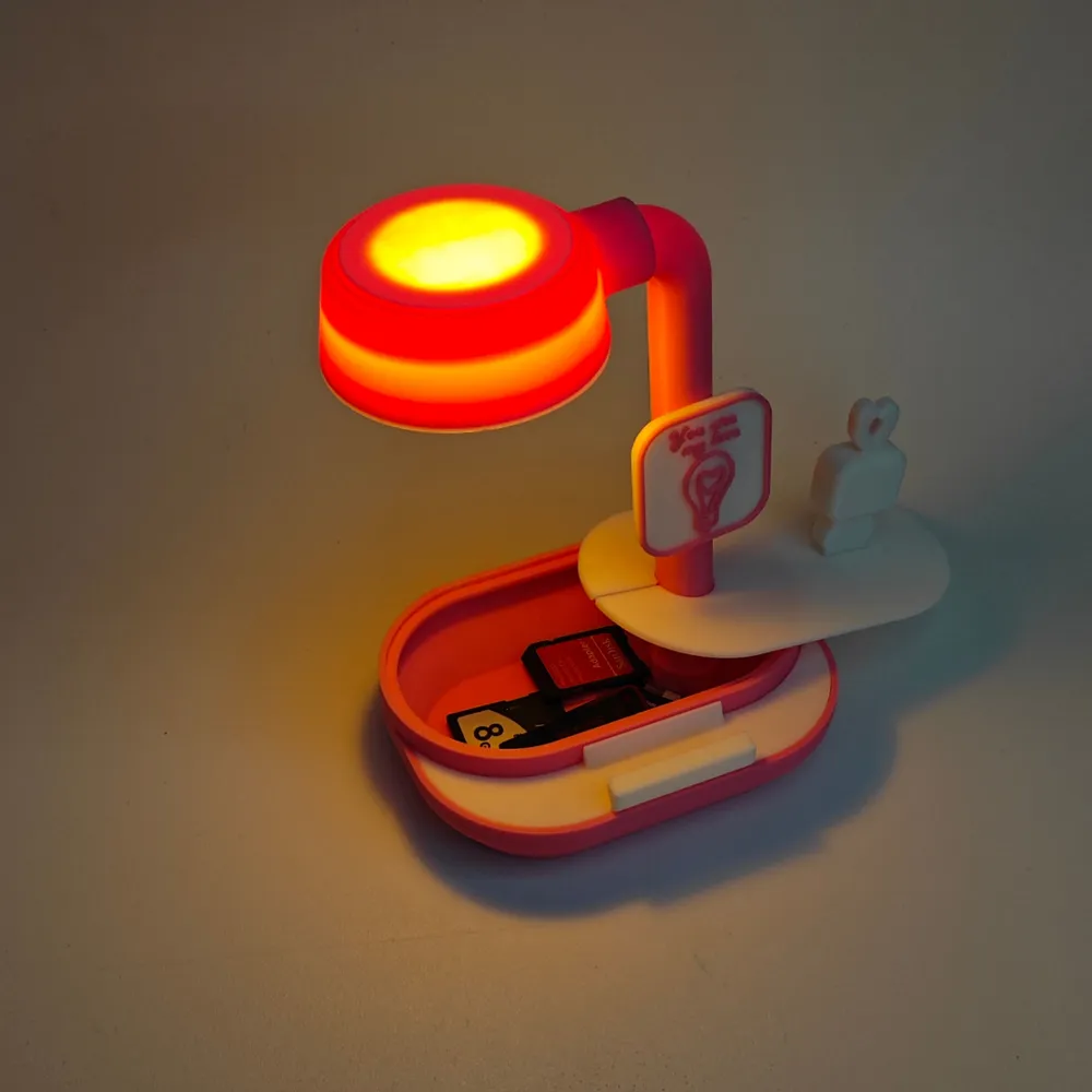 Cute Rabbit Desk Organizer - Lamp - Phone Stand - Free 3D Print Model ...