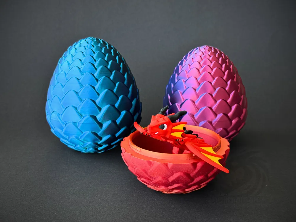 Dracore Egg – Twist-Lock Dragon Egg - Free 3D Print Model - MakerWorld