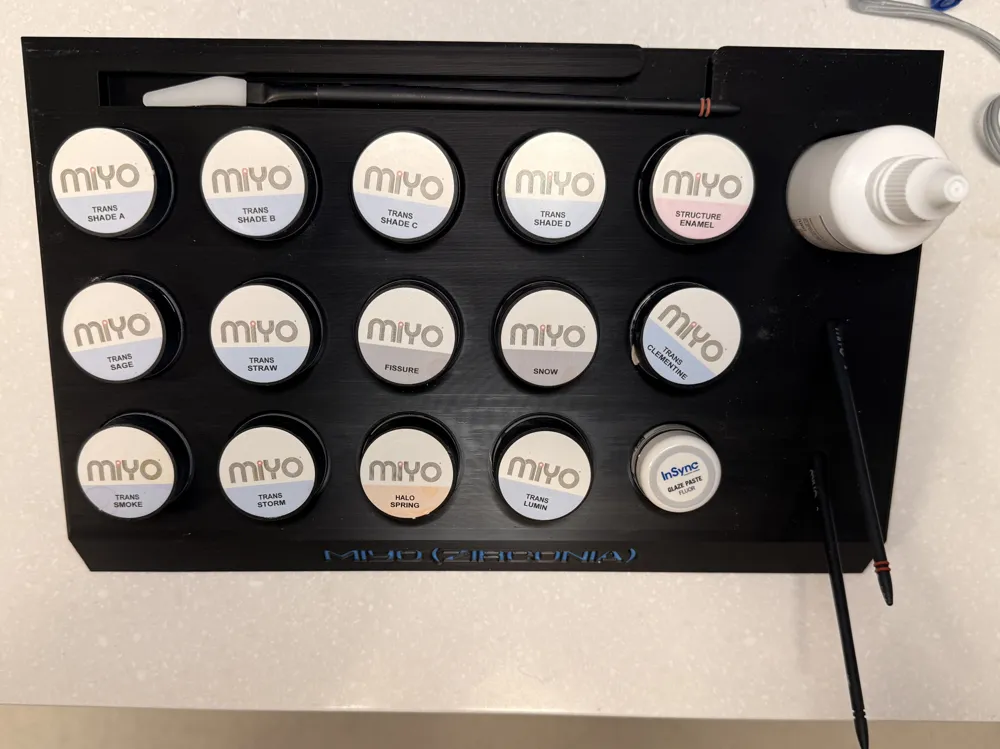 Miyo Stain/Glaze Organizers - Free 3D Print Model - MakerWorld