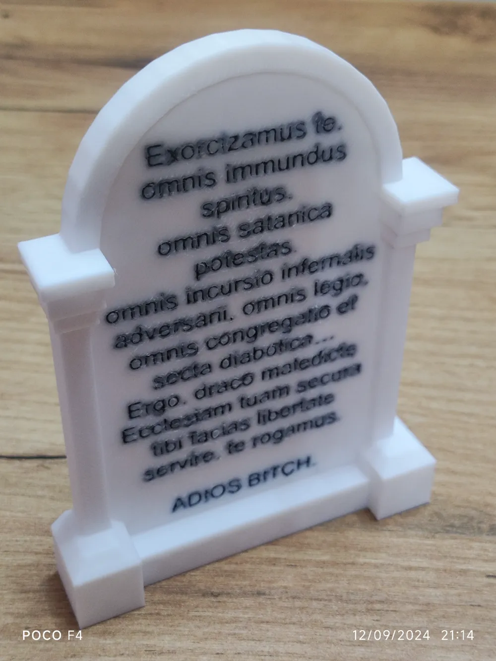 Supernatural exorcism engraved on tombstone by Grxmix MakerWorld ...