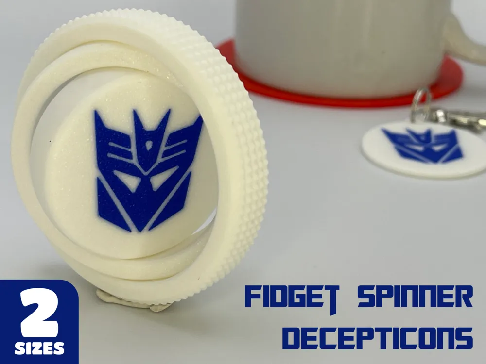 Decepticons Transformers Fidget Spinner by MalcTheOracle - MakerWorld