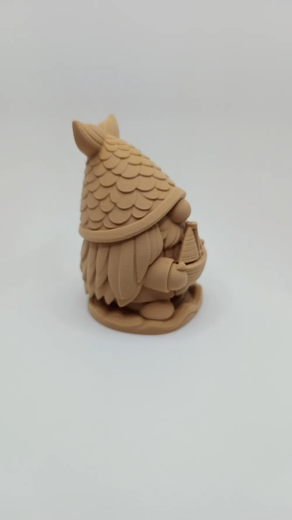 Mermaid Gnome with Sailboat Seashell Hat - Free 3D Print Model - MakerWorld