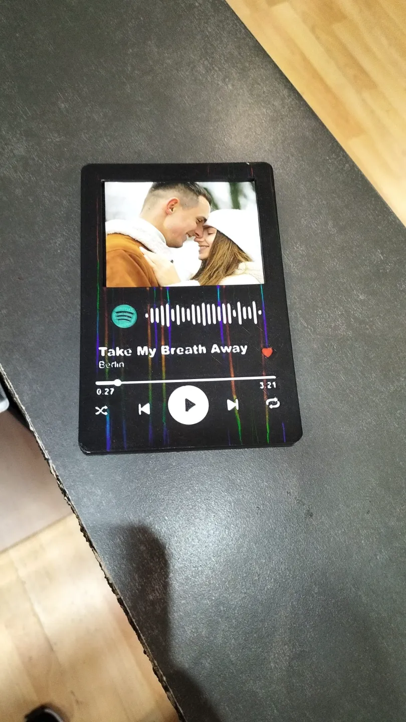 Spotify Frame with Support by impresion3dflow MakerWorld: Download Free ...