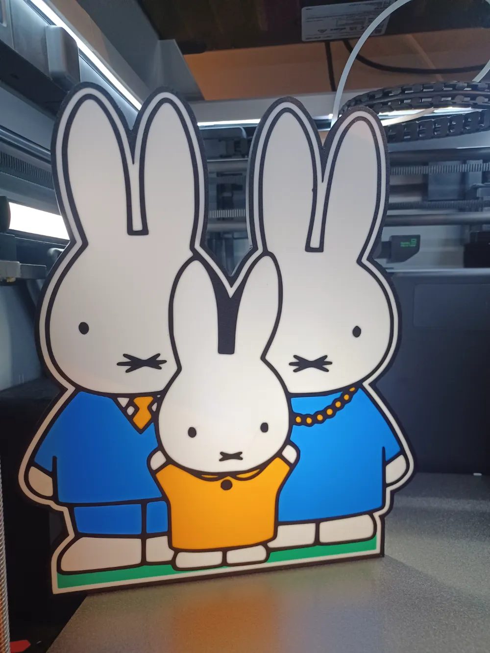 Miffy family lightbox by 3Dgifts.be - MakerWorld