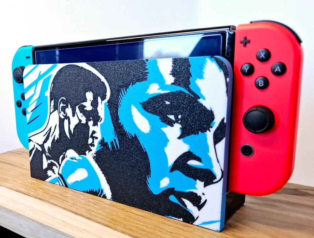 OLED Switch Case Mohamed Ali by Kmit3D MakerWorld: Download Free 3D Models