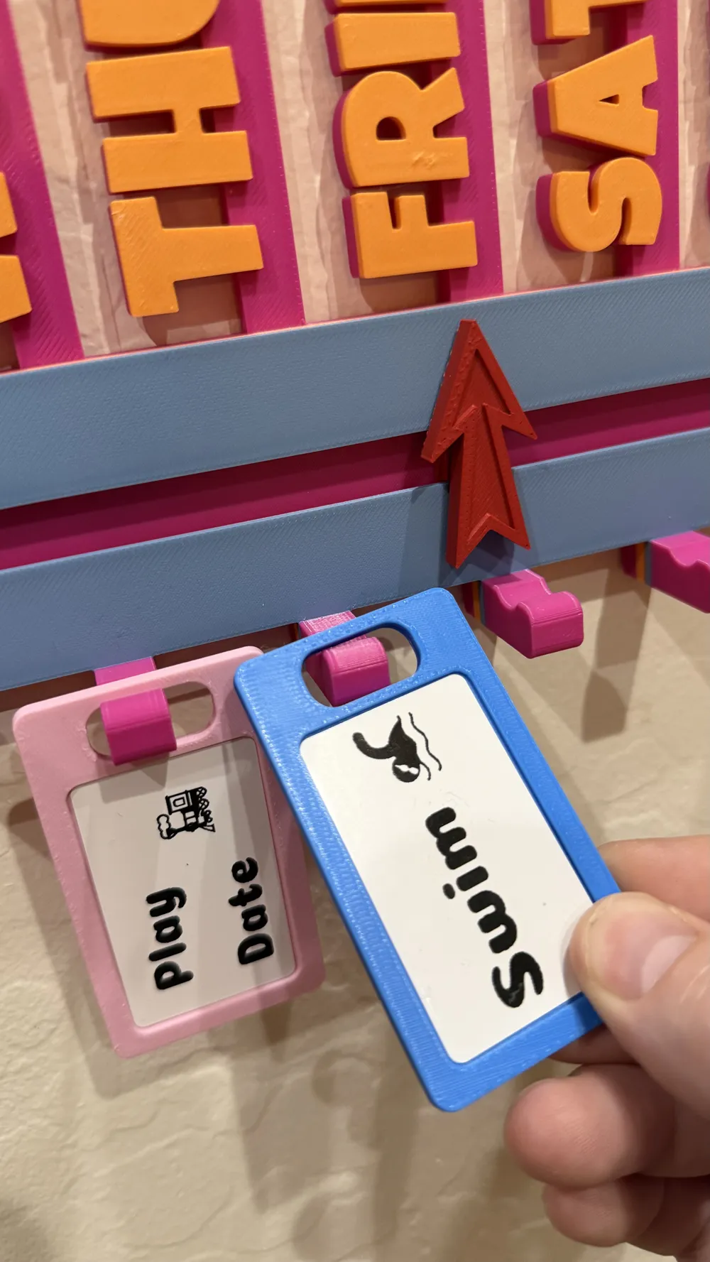 Day of the Week Slider - Free 3D Print Model - MakerWorld