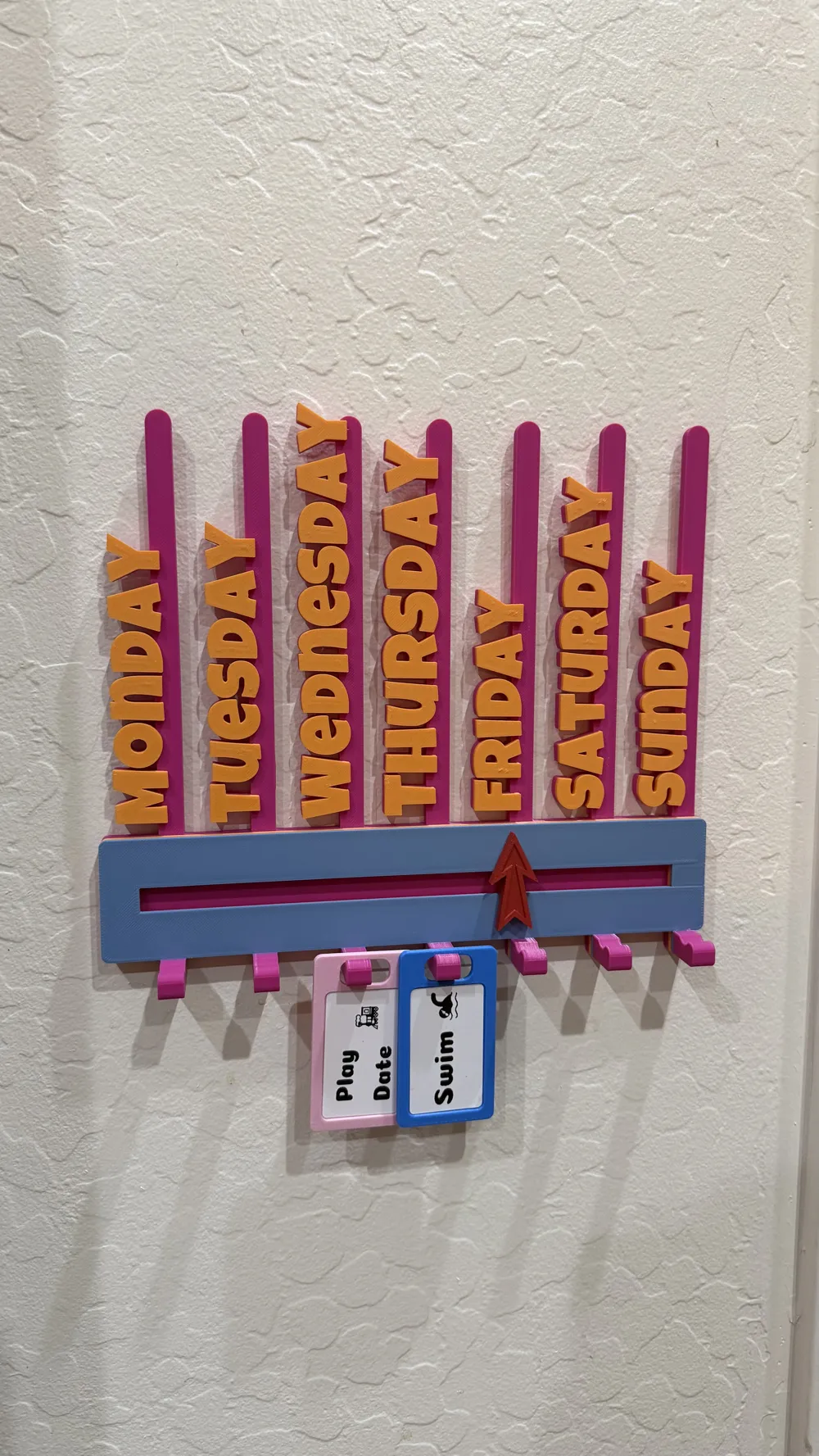 Day of the Week Slider - Free 3D Print Model - MakerWorld