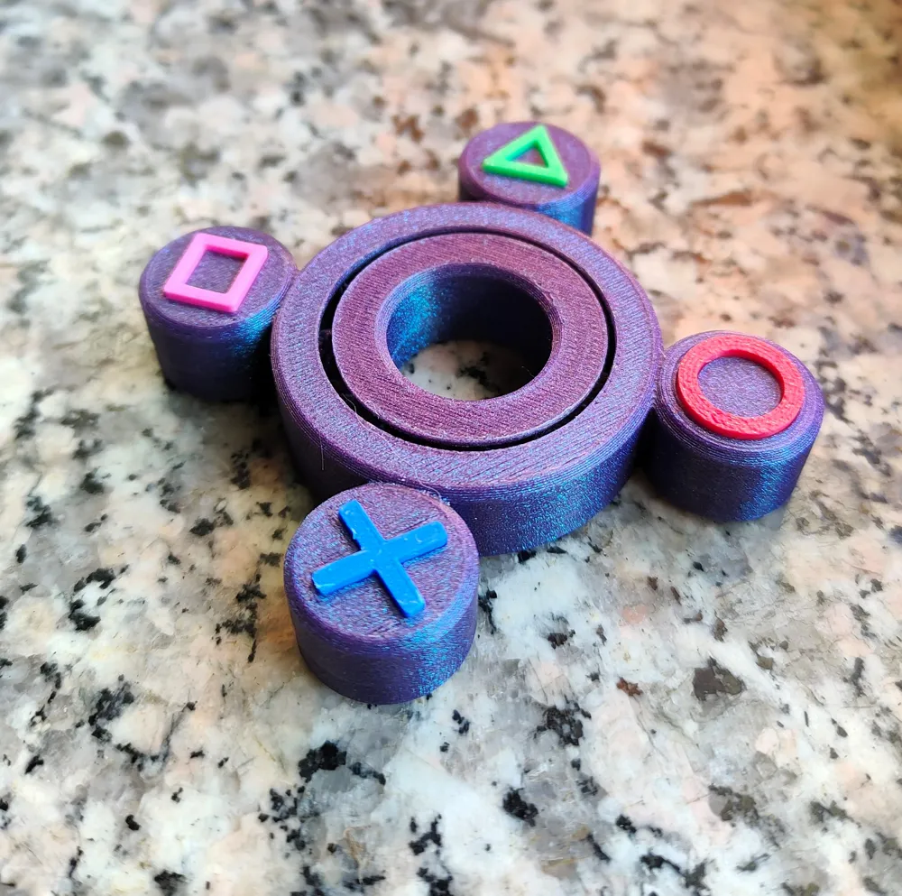 Fidget spinner playstation PS5 by Claudiocristal - MakerWorld