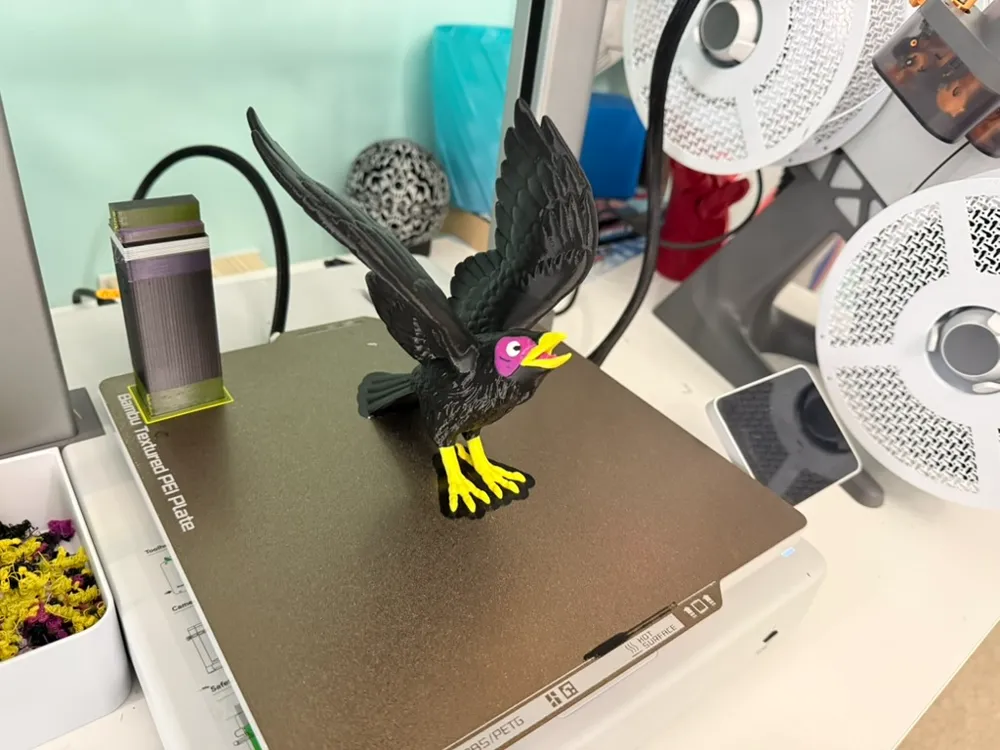 Maleficent Supportless Raven - Free 3D Print Model - MakerWorld