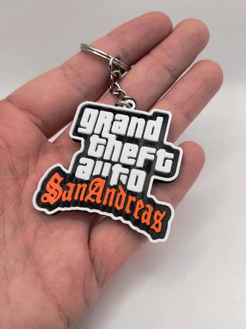 GTA San Andreas keychain - Free 3D Print Model - MakerWorld
