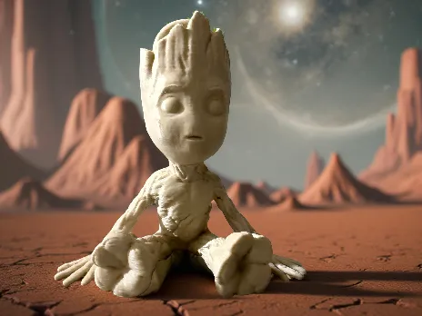Baby Groot Keychain - Free 3D Print Model - MakerWorld