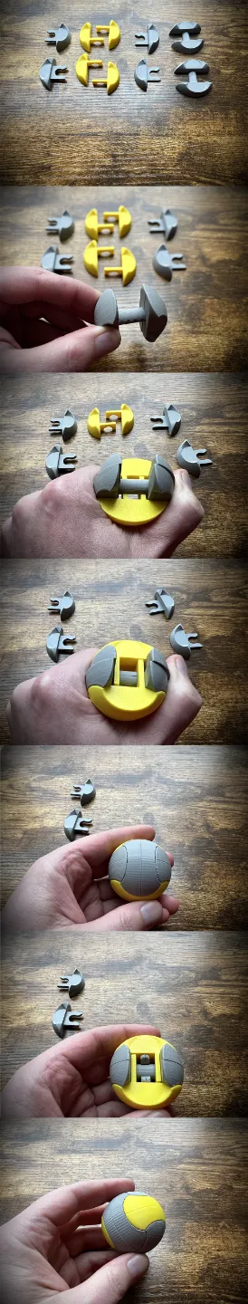 Soccer/Volleyball Keychain | Premium | Assembly by Scott Miller - MakerWorld