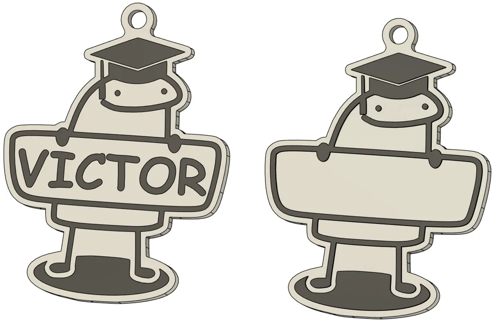 Flork Egresado - Graduate Flork by SebaCalderon - MakerWorld